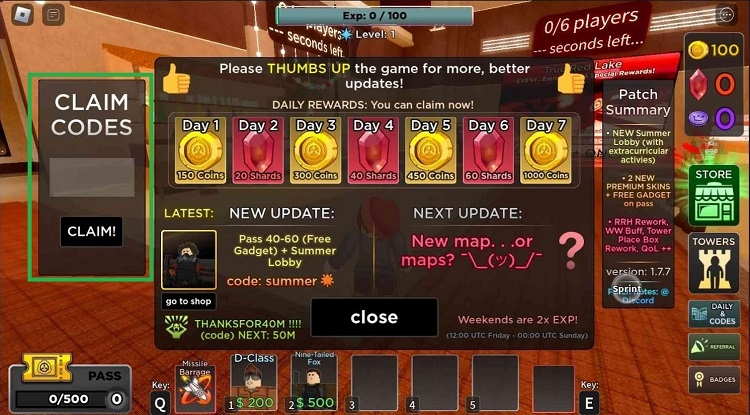 Full code SCP Tower Defense mới nhất, cách nhận, cách nhập