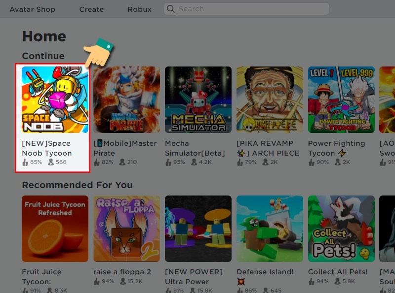 Tổng hợp code Space Noob Tycoon cập nhật mới nhất 12/2024