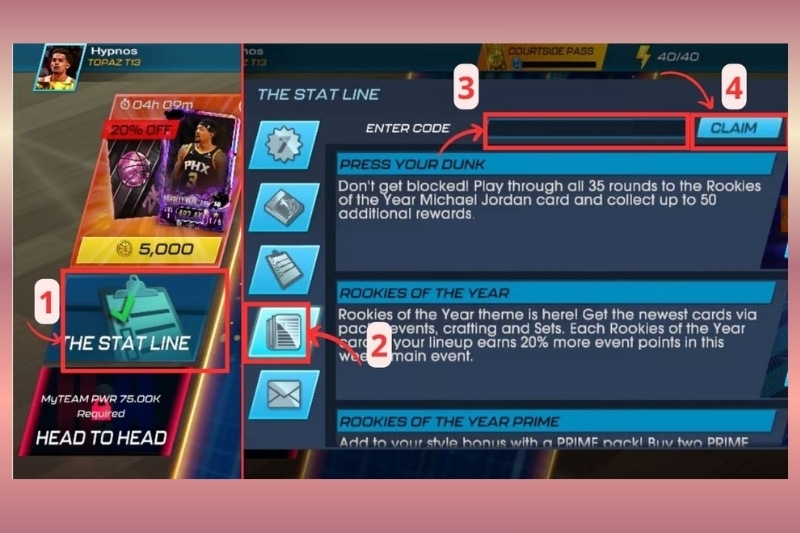 Tổng hợp code NBA 2K mới nhất 2026: Cách nhập code và nhận quà