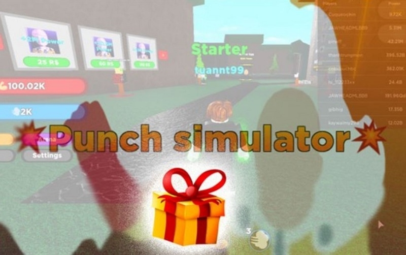 Cập nhật code Punch Simulator mới nhất 2024 và cách nhập