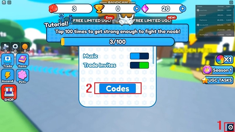 Cập nhật code Punch Simulator mới nhất 2024 và cách nhập