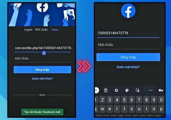 Hướng dẫn cách đăng nhập Facebook không cần số điện thoại và Email ...