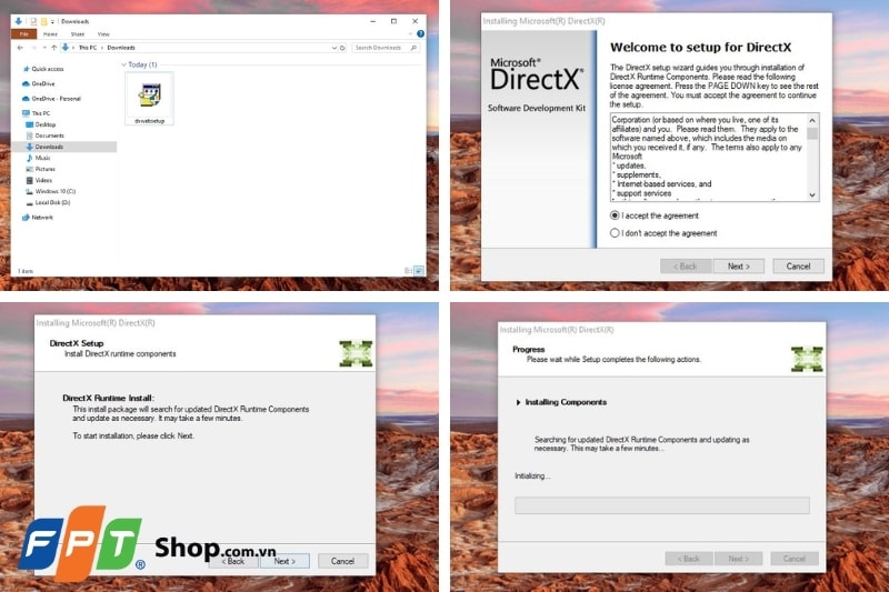 Hướng dẫn cách tải DirectX 11, 12, 10, 9 về máy tính Windows