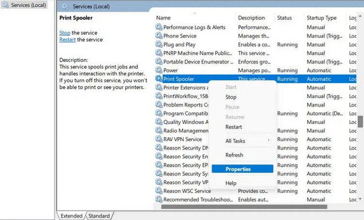 Sửa lỗi The local print spooler service is not running: Khắc phục ngay ...