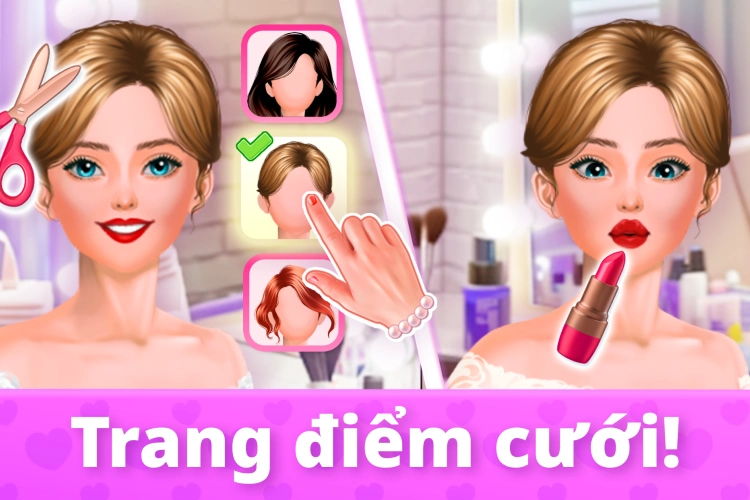 Top 5 game trang điểm cô dâu hấp dẫn, hay nhất trên điện thoại