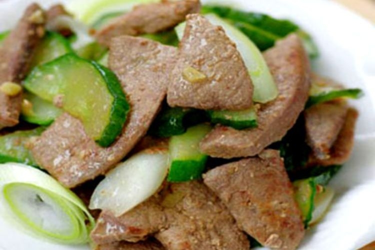 Học ngay cách chế biến gan xào dưa leo ngon ngọt, chuẩn vị