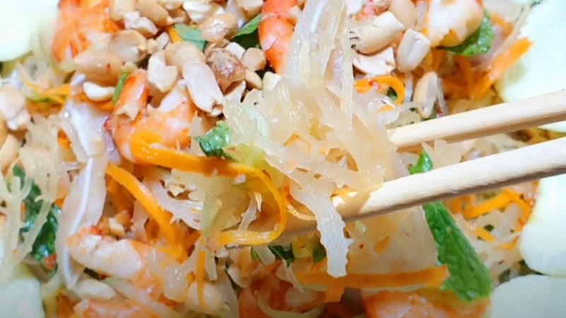 Cách làm gỏi rong sụn giòn sần sật, ăn siêu cuốn tại nhà