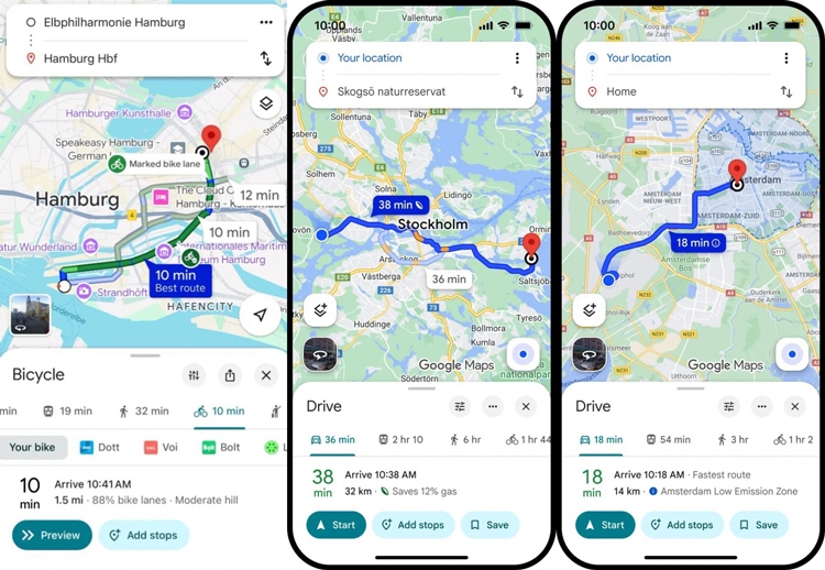 Google Maps nâng cấp hàng loạt tính năng tại châu Âu, sẵn sàng cho mùa ...
