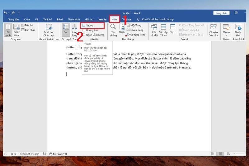 Gutter trong Word là gì? Hướng dẫn cách sử dụng Gutter trong Word