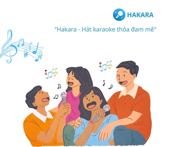 Hakara: Ứng dụng hát karaoke trực tuyến kho nhạc phong phú