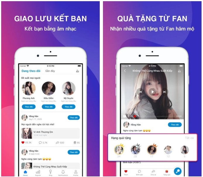 Hakara: Ứng dụng hát karaoke trực tuyến kho nhạc phong phú