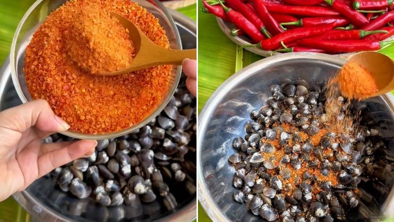 Gợi ý nhanh công thức làm hến phơi nắng ngon cay, lạ miệng