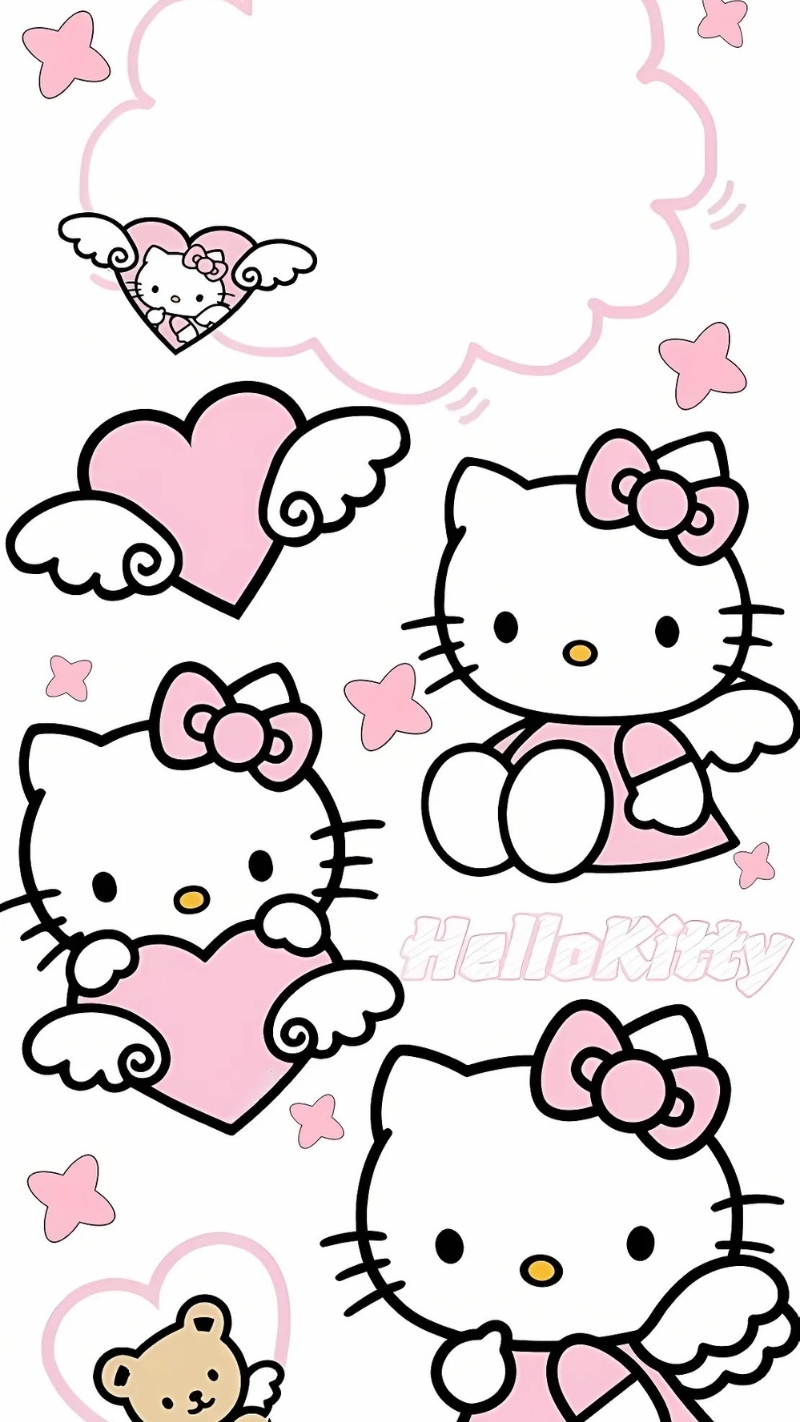 Tổng hợp hình nền Hello Kitty đẹp mắt, sắc nét, nhiều sắc thái cảm xúc ...