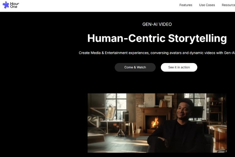 Hour One AI: Công cụ biến văn bản thành video có người dẫn ảo
