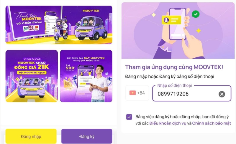 Moovtek: Ứng dụng gọi xe thông minh, nhanh chóng và an toàn