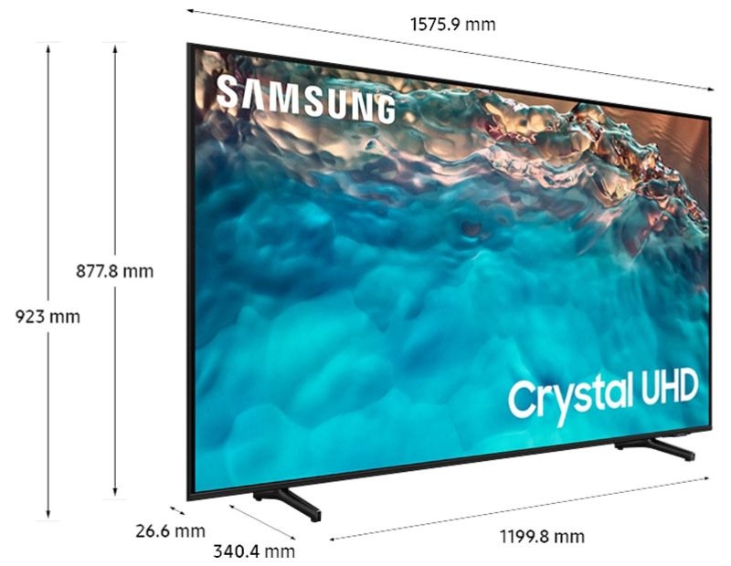 Kích thước tivi 70 inch Samsung bao nhiêu? Những công nghệ nổi bật