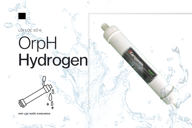 Tìm hiểu lõi lọc OrpH Hydrogen (OrpH+) trên máy lọc nước Kangaroo
