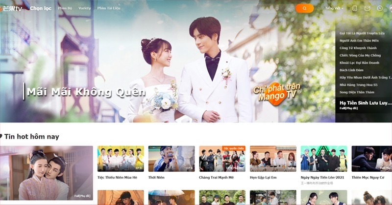 Giới thiệu về Mango TV: Ứng dụng xem phim chất lượng cao