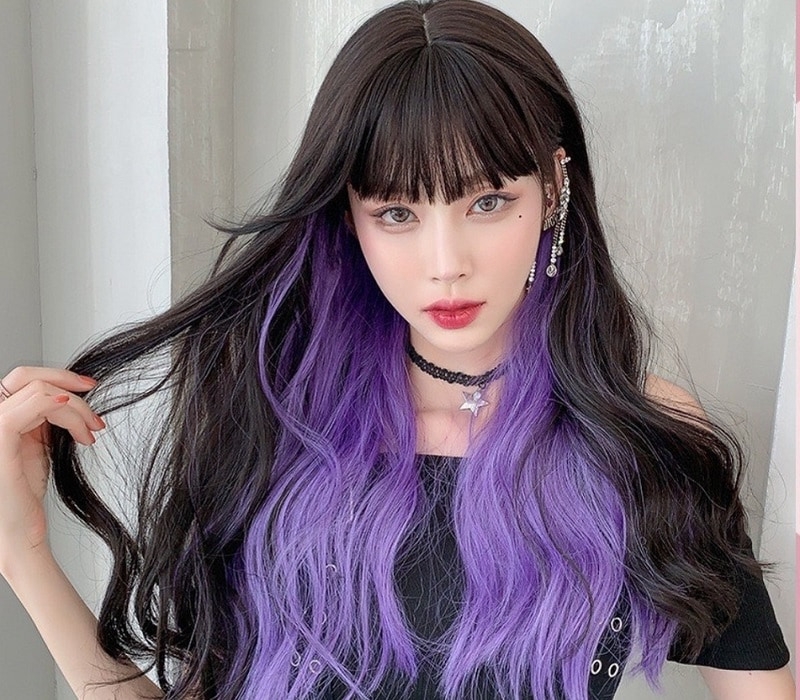 Tóc màu tím đen: Xu hướng nổi bật giúp bạn thể hiện sự độc đáo và cuốn hút