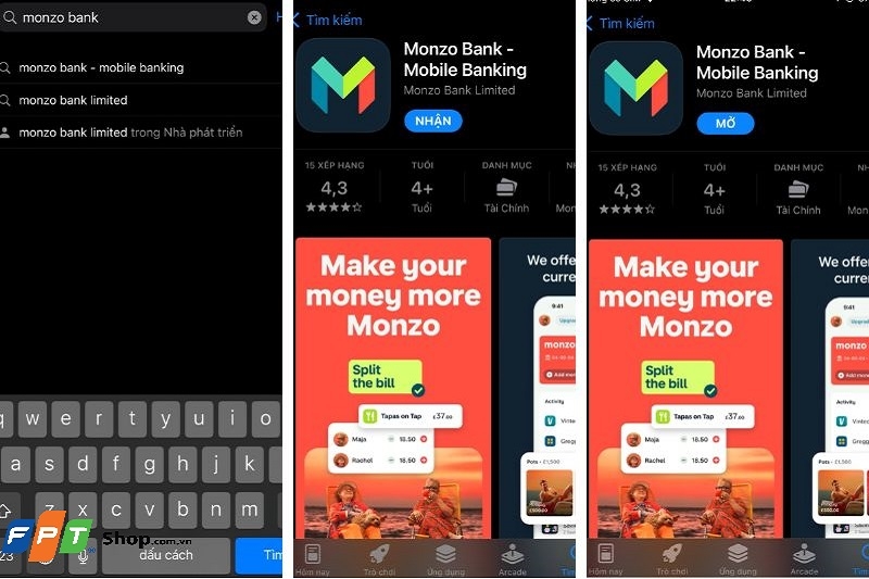Tải Monzo Bank: Ứng dụng ngân hàng trực tuyến, hỗ trợ thanh toán và giao dịch