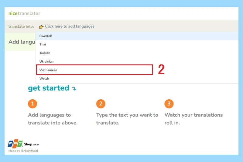 Nice Translator: Trang web dịch thuật trực tuyến nhanh, chính xác