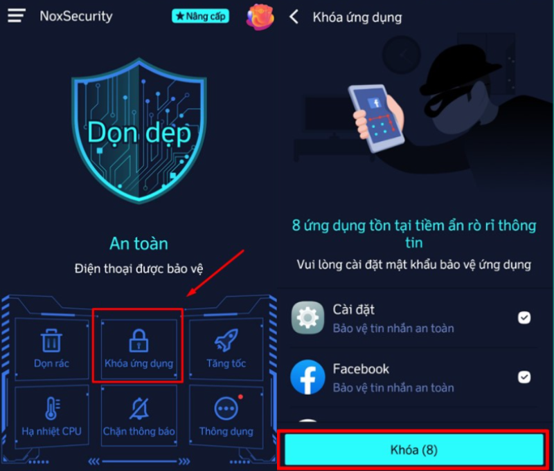 Nox Security: Ứng dụng bảo mật toàn diện cho điện thoại Android