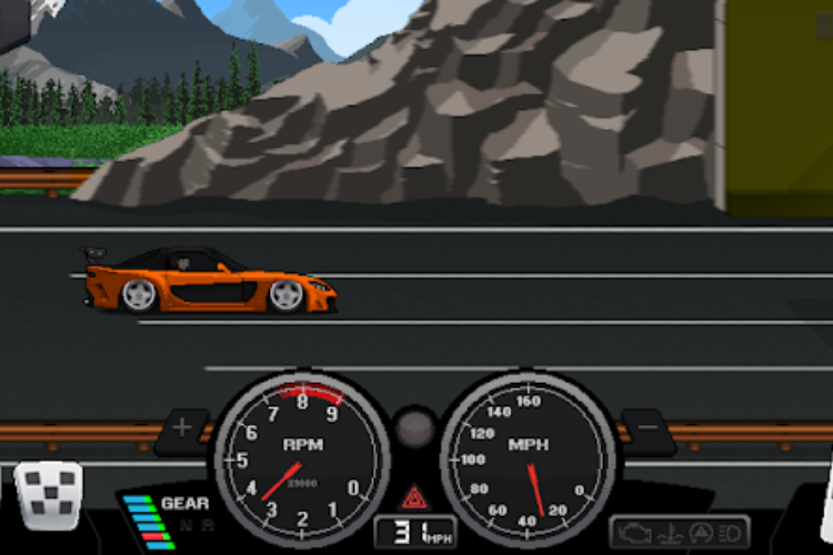Pixel Car Racer: Game đua xe pixel hấp dẫn cho tín đồ tốc độ