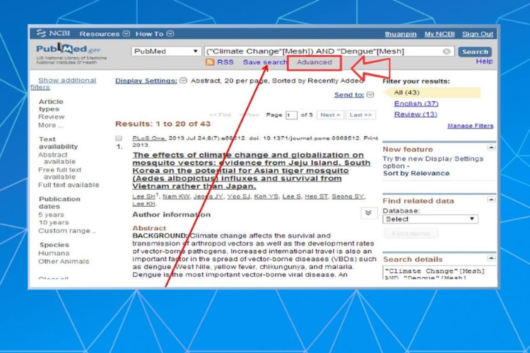 PubMed là gì? Hướng dẫn sử dụng các tính năng trên PubMed