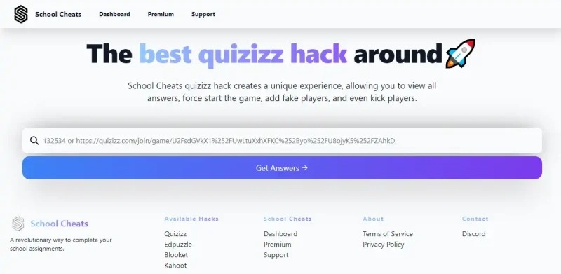 School Cheats: Công cụ hỗ trợ tìm đáp án nhanh chóng cho học sinh