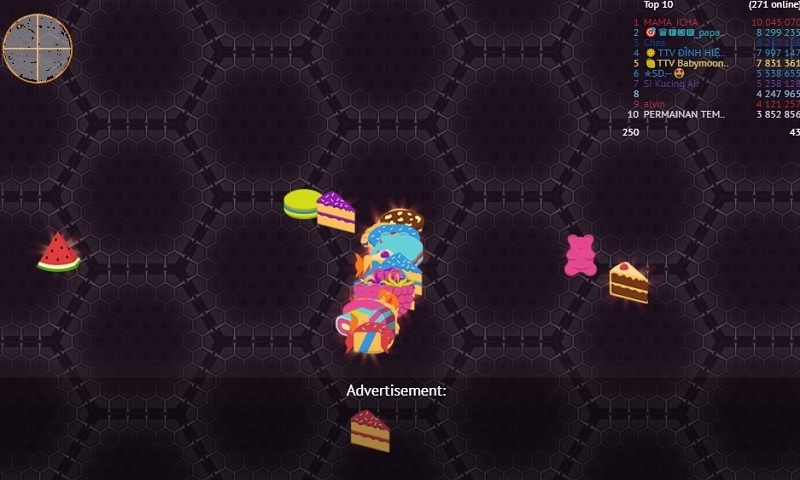 Slither.io 2: Trải nghiệm rắn săn mồi online phiên bản mới