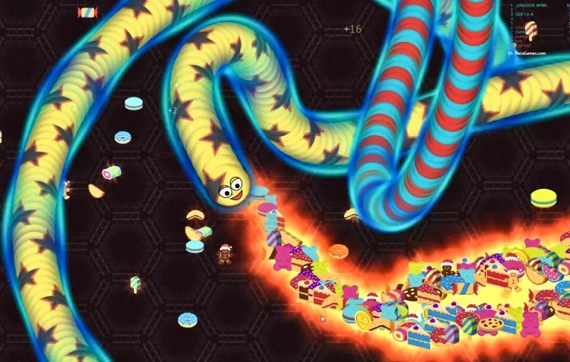 Slither.io 2: Trải nghiệm rắn săn mồi online phiên bản mới