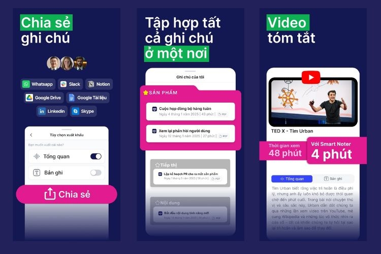 Smart Noter AI: Công cụ ghi chú thông minh hỗ trợ công việc, học tập và ...