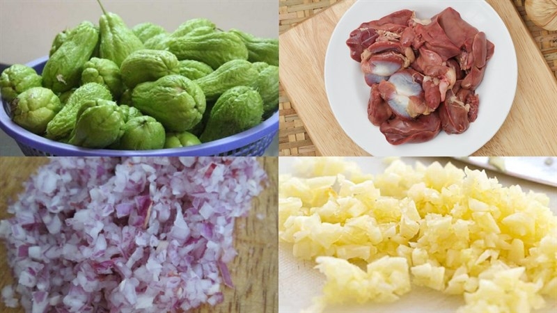 Hướng dẫn cách làm su su xào lòng gà thơm ngon, giòn sần sật
