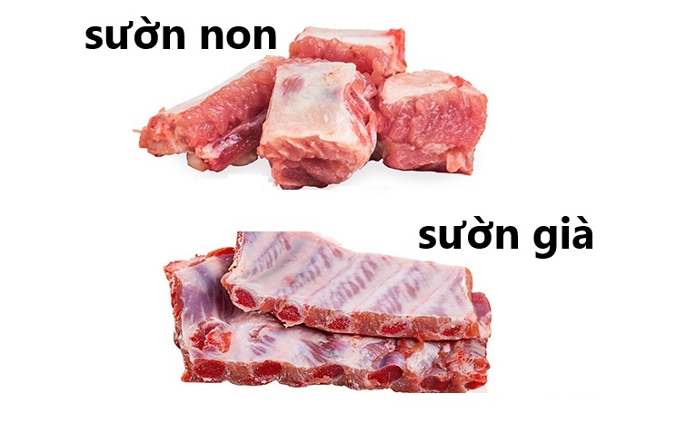 Hướng dẫn cách phân biệt sườn non và sườn già cực đơn giản