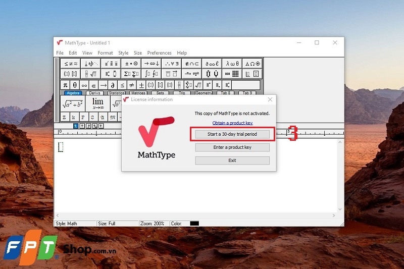 Tải MathType: Công cụ hỗ trợ soạn thảo các công thức toán học