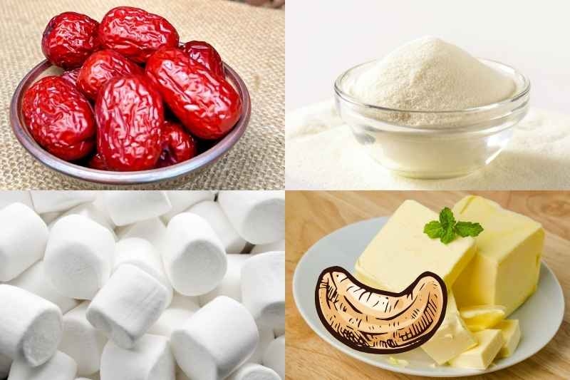 Cách làm táo đỏ kẹp sữa lạc đà béo thơm khiến vạn người mê