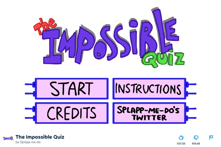 The Impossible Quiz: Tựa game thử thách trí tuệ khiến bạn vò đầu bứt tai