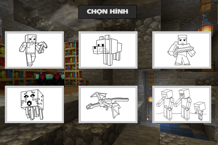 Cách chơi game Tô Màu Minecraft - Bước vào thế giới hội hoạ thú vị và ...