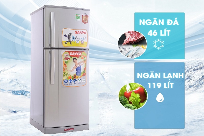 Top 3 chiếc tủ lạnh Sanyo 180l hiện đại, giá rẻ và chất lượng