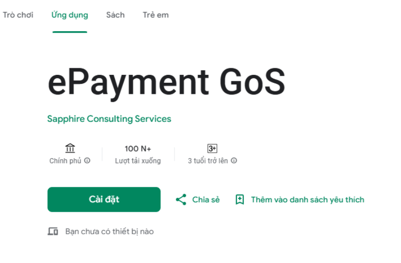 ePayment GoS: Giải pháp thanh toán và tra cứu thuế phương tiện