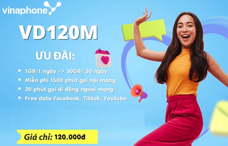 Hướng dẫn cách đăng ký gói VD120M nghe gọi, giải trí thỏa thích