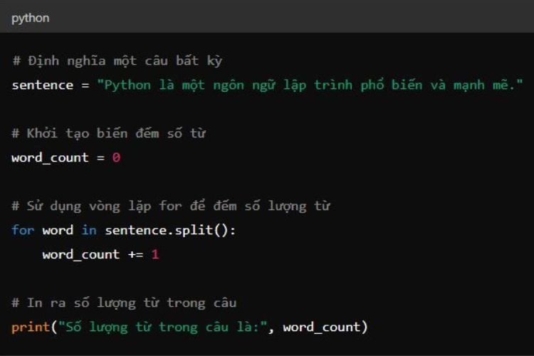 Vòng lặp trong Python ứng dụng trong những trường hợp nào?