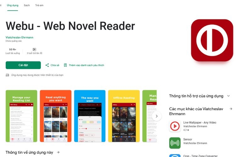 Những lưu ý khi sử dụng Webu - Web Novel Reader để đọc truyện an toàn ...